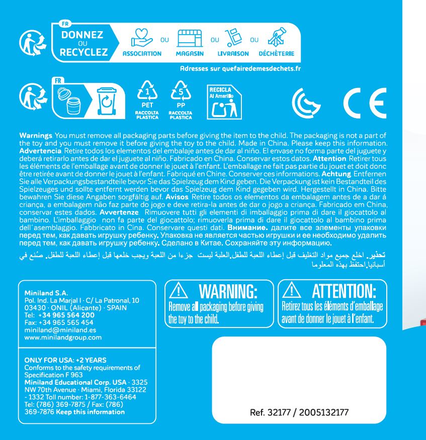 Juego de construcción Translucent Blocks